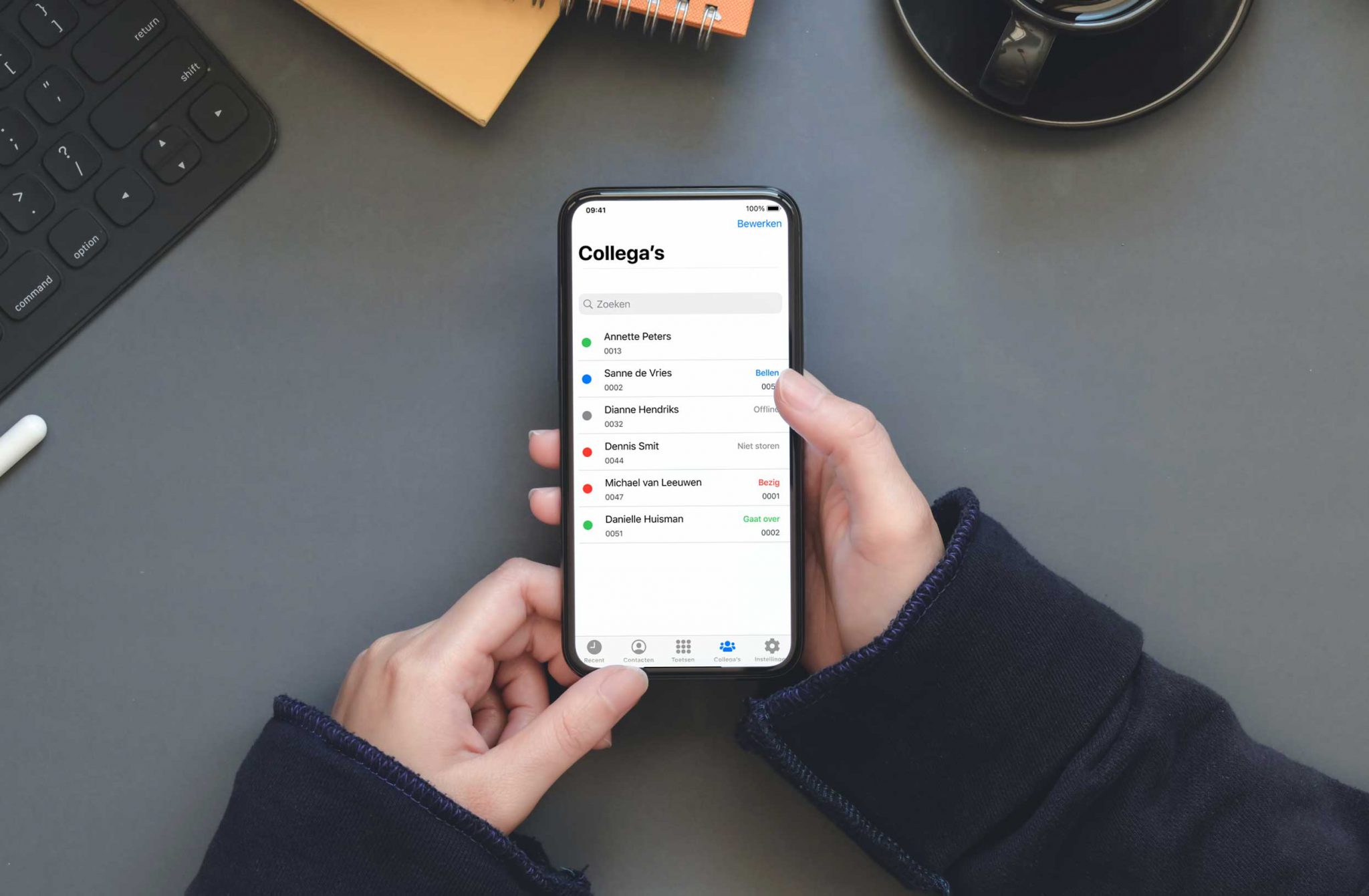 Nu zakelijk videobellen en bellen met laptop en mobiel | Unite Phone